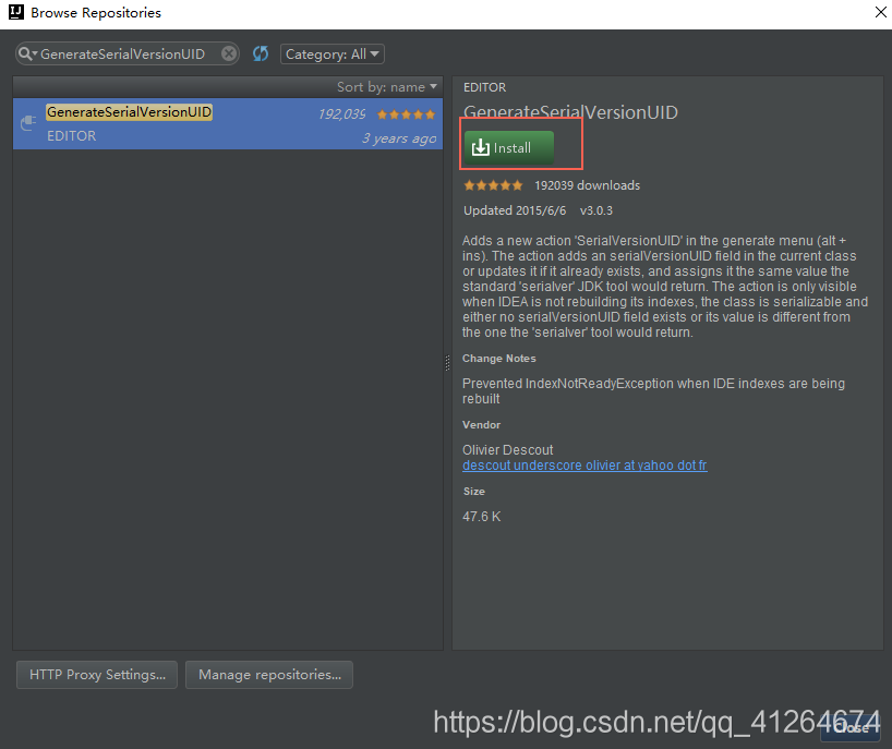 IntelliJ IDEA 中自动生成 serialVersionUID 的方法_idea中实现了serializable接口为什么不能自动生成序列化id-CSDN博客