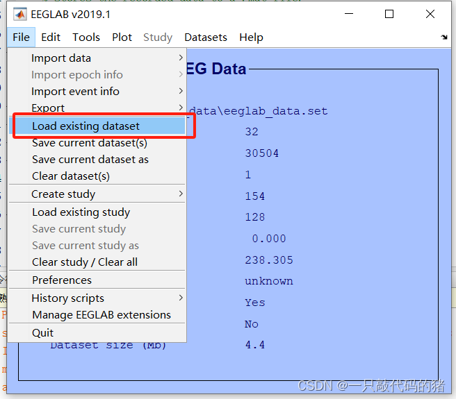 EEGLAB的相关使用-CSDN博客
