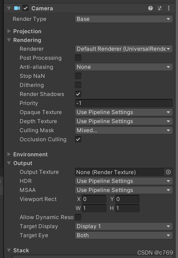 关于Unity Camera没有Clear Flags的解决方法_unity中相机没有clear flags属性-CSDN博客