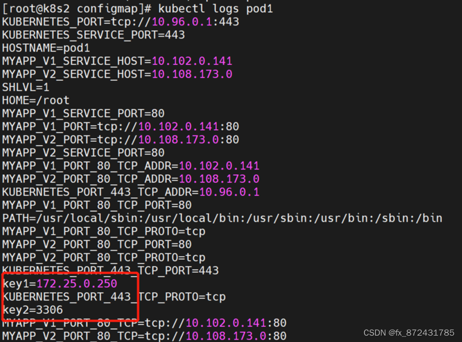 K8s（10）——存储之Configmap_configmap的值怎么用-CSDN博客