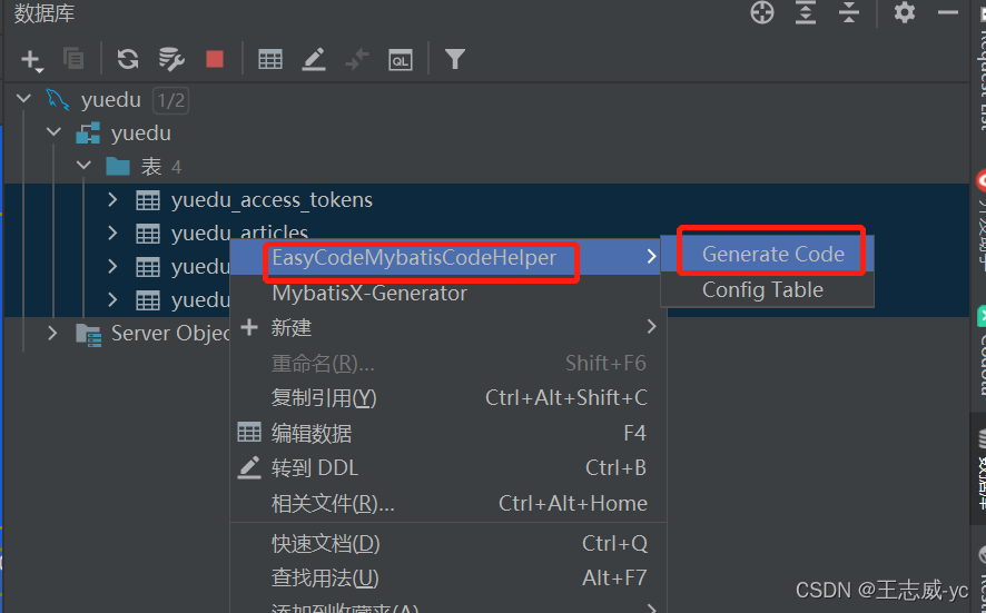 使用 EasyCode生成springboot+mybatis基础程序_easycode使用-CSDN博客