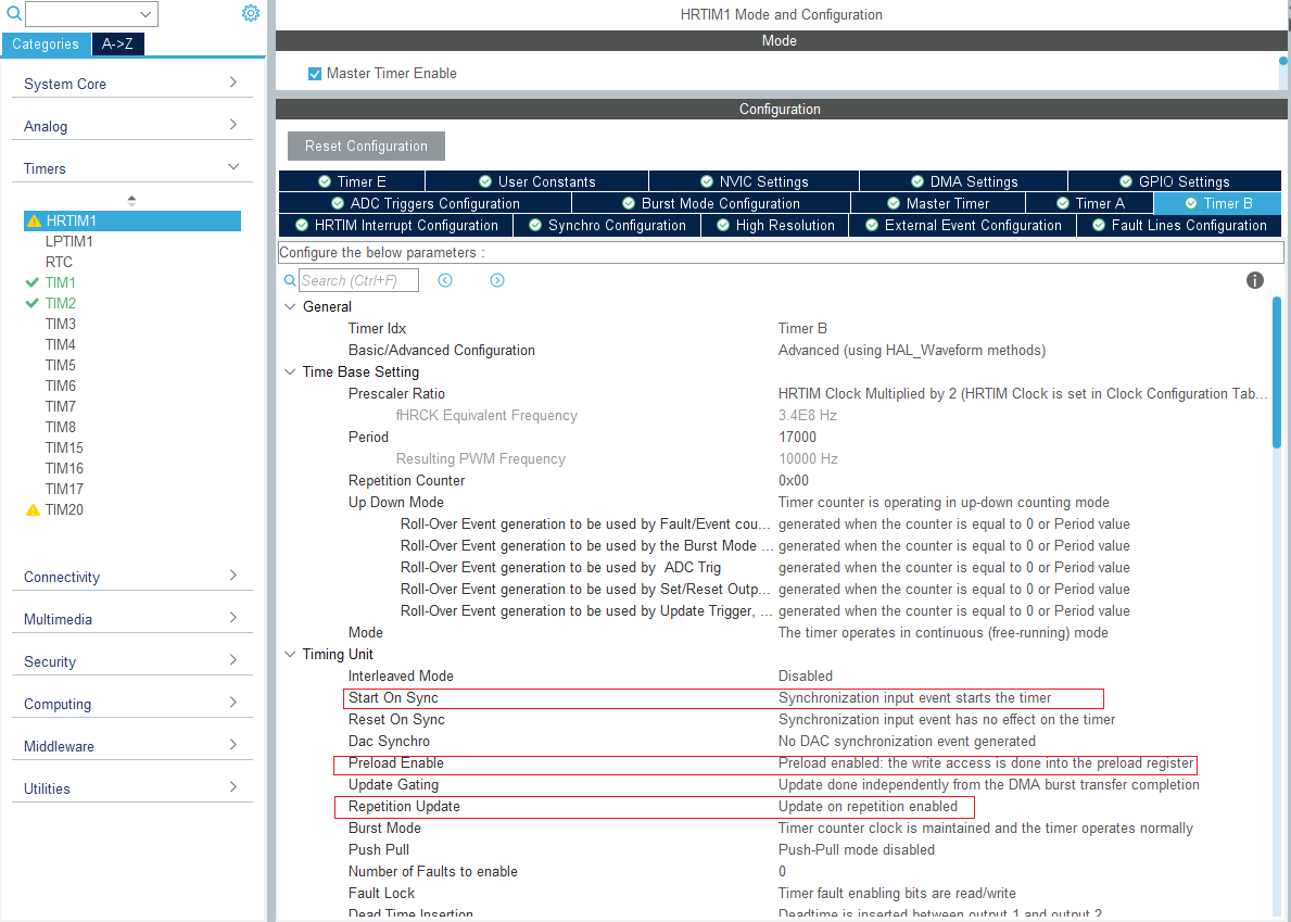 STM32G474VET6 HRTIM时钟同步-CSDN博客
