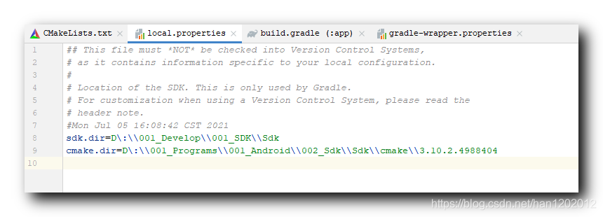 【错误记录】NDK 配置错误 ( C/C++ debug|arm64-v8a : Could not get version from ...