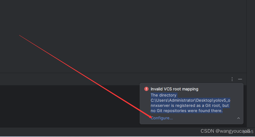 is registered as a Git root, but no Git repositories were found there-CSDN博客
