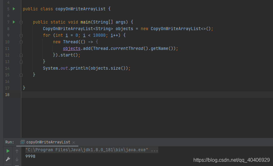 CopyOnWriteArrayList_c# copyonwritearraylist-CSDN博客