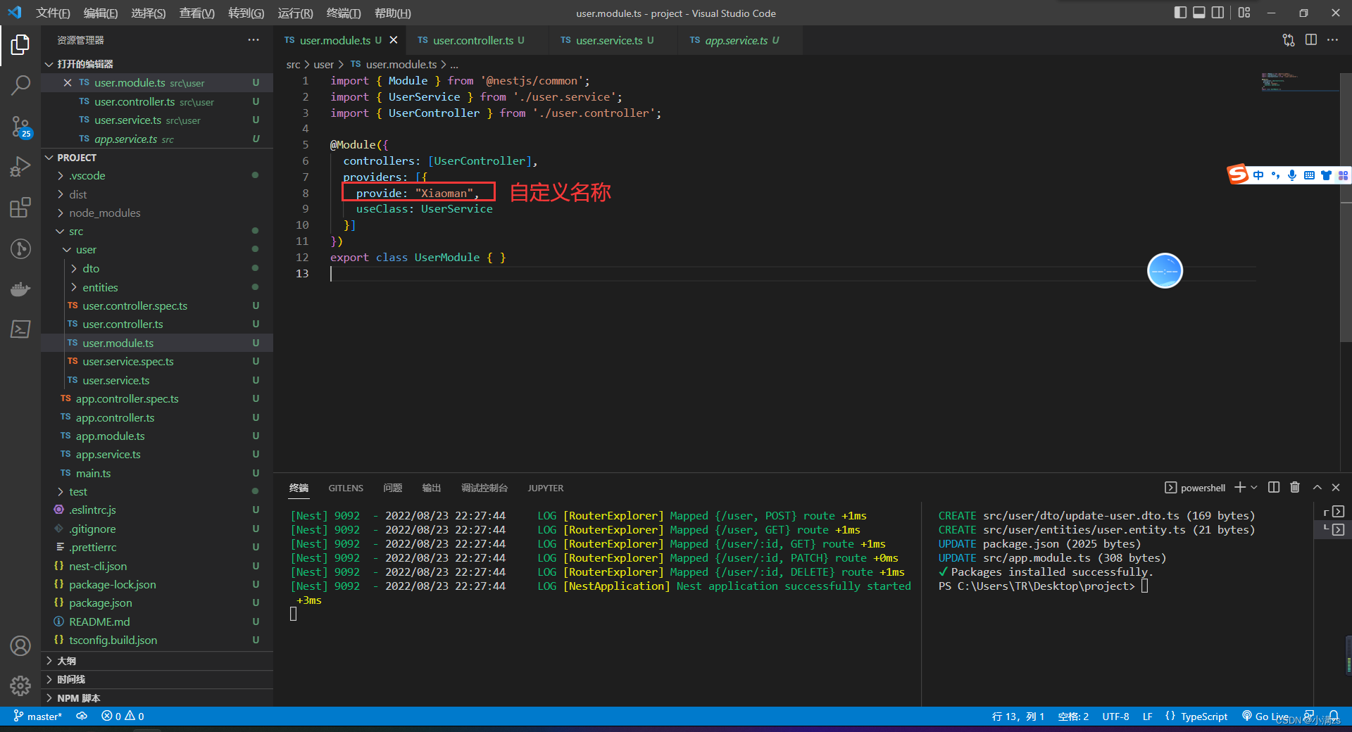 小满nestjs（第十章 nestjs 提供者）-CSDN博客
