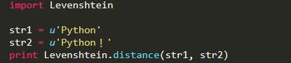 Python如何计算编辑距离？_python levenshtein-CSDN博客