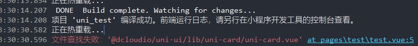 uniapp-文件查找失败：‘@dcloudio/uni-ui/lib/uni-card/uni-card.vue‘-CSDN博客