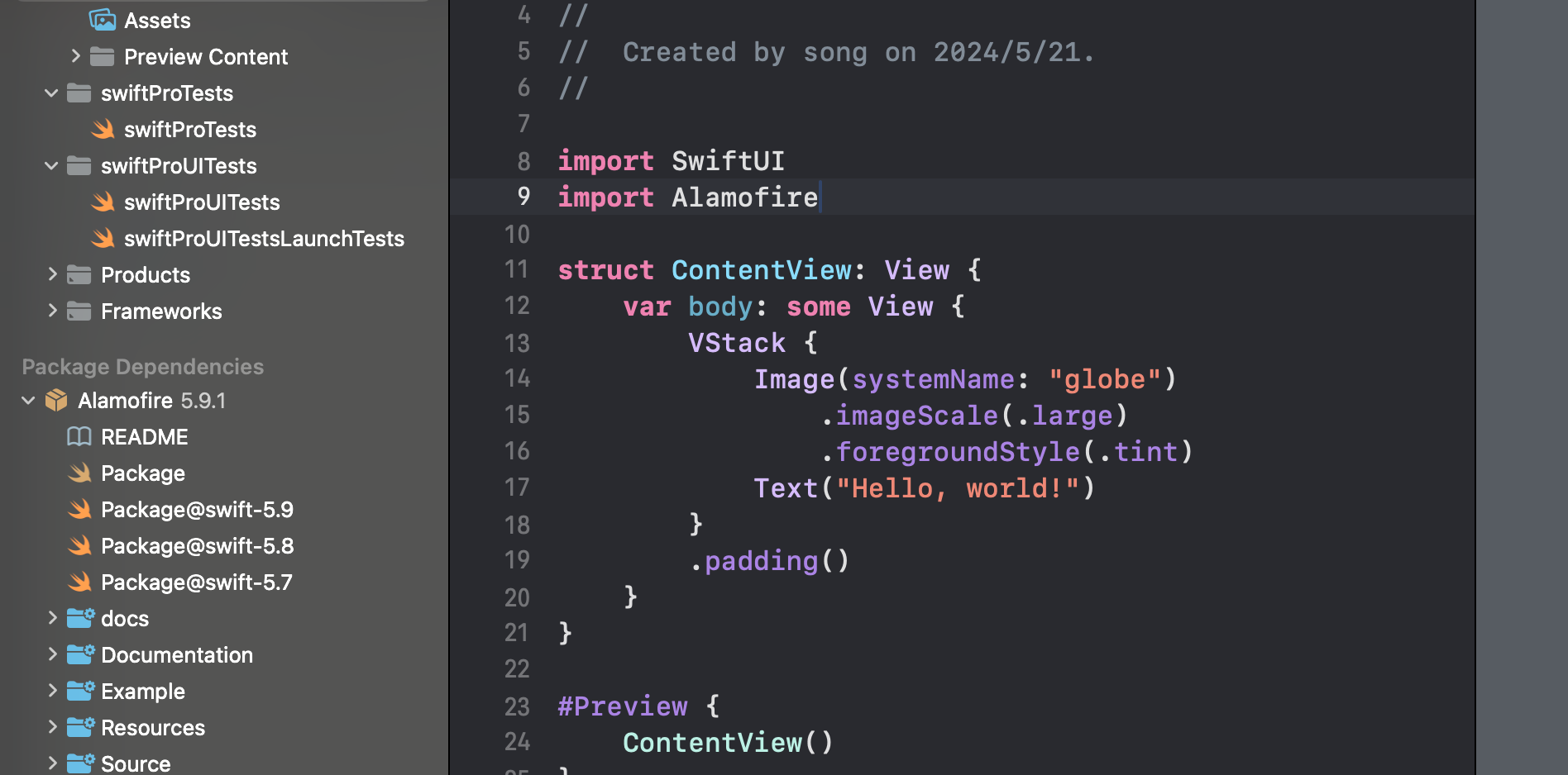 xcode依赖包package已经安装，但是提示No such module ‘Alamofire‘解决办法_no such module 'alamofire-CSDN博客
