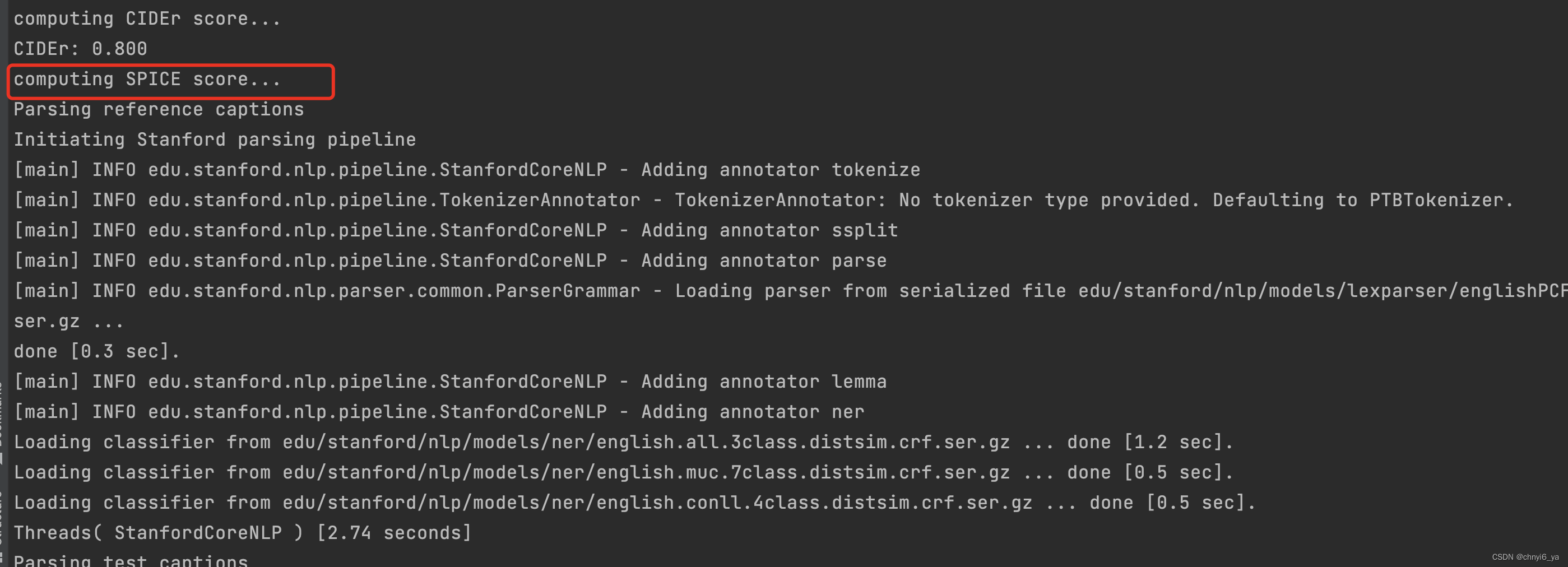 深度学习代码，对coco数据集evaluate时，spice评估总是报错，解决如下：_coco evaluator instantiated using config, this is -CSDN博客