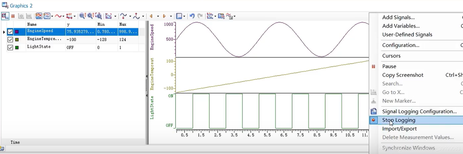 CANoe学习笔记(3) Graphic窗口介绍图解_canoe graphics界面功能-CSDN博客