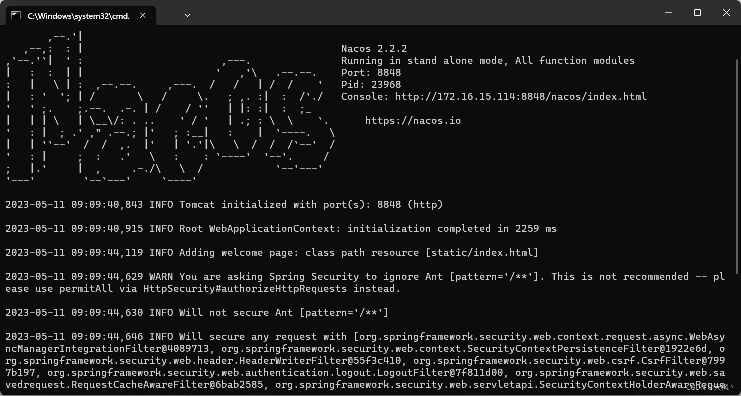 Nacos学习笔记_deprecated configuration property 'spring.datasour-CSDN博客