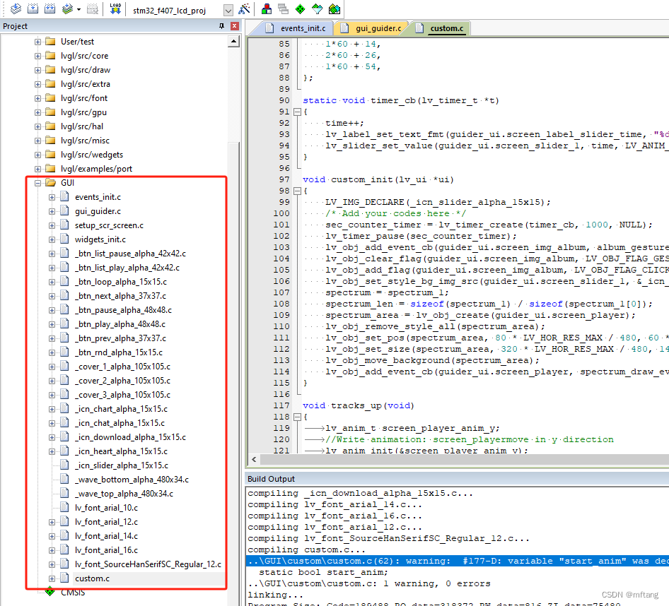 lvgl的应用：移植MusicPlayer(基于STM32F407)-CSDN博客