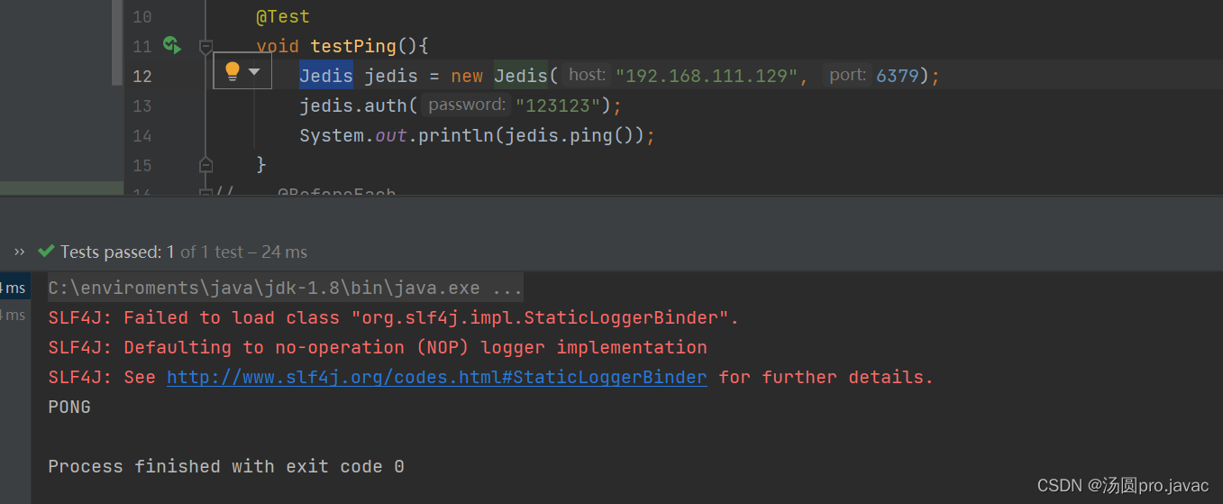 idea中使用Jedis连接本地的redis出现JedisConnectionException: Failed to create socket.-CSDN博客
