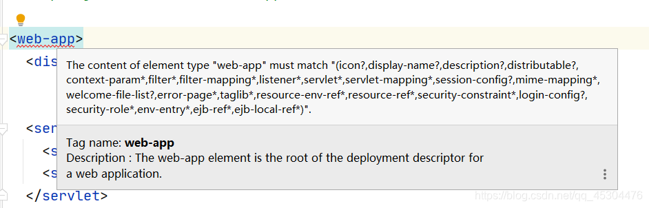 The content of element type “web-app“ must match 解决方法_the content of element type "web-app" must ...