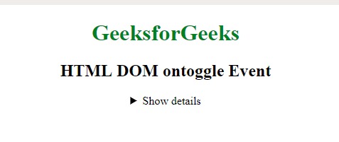html的toggle属性,HTML ontoggle事件用法及代码示例-CSDN博客