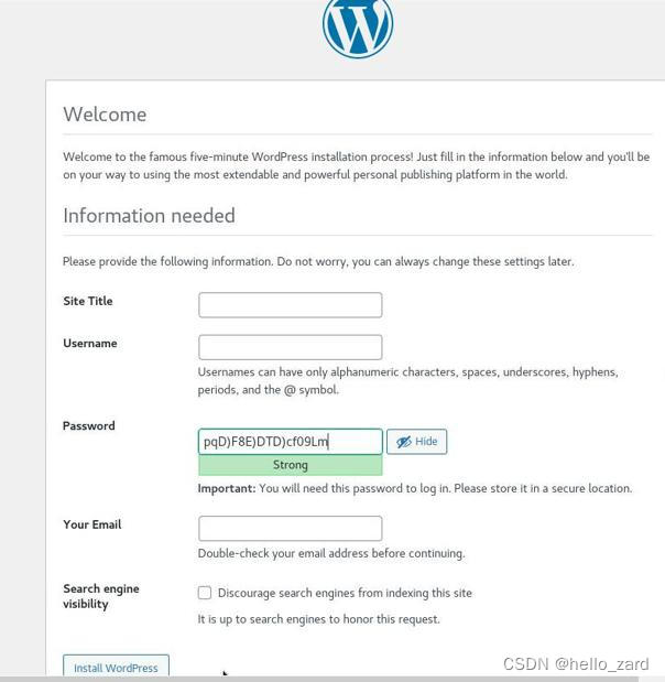 使用docker搭建wordpress_wordpress docker run-CSDN博客