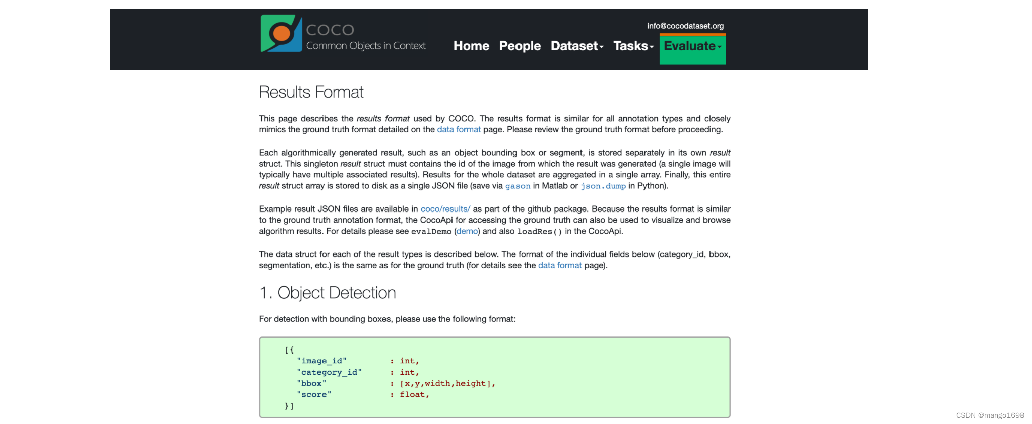 目标检测数据集 - MS COCO_mscoco-CSDN博客