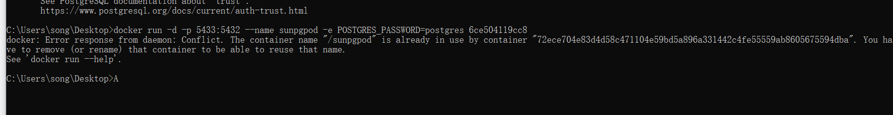 docker启动镜像失败后用日志logs查找失败原因_database is uninitialized and superuser password i-CSDN博客