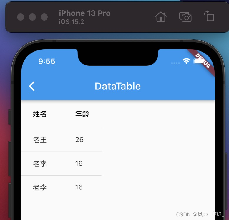 10、 Flutter Widgets 之 DataTable表格数据_sortcolumnindex-CSDN博客