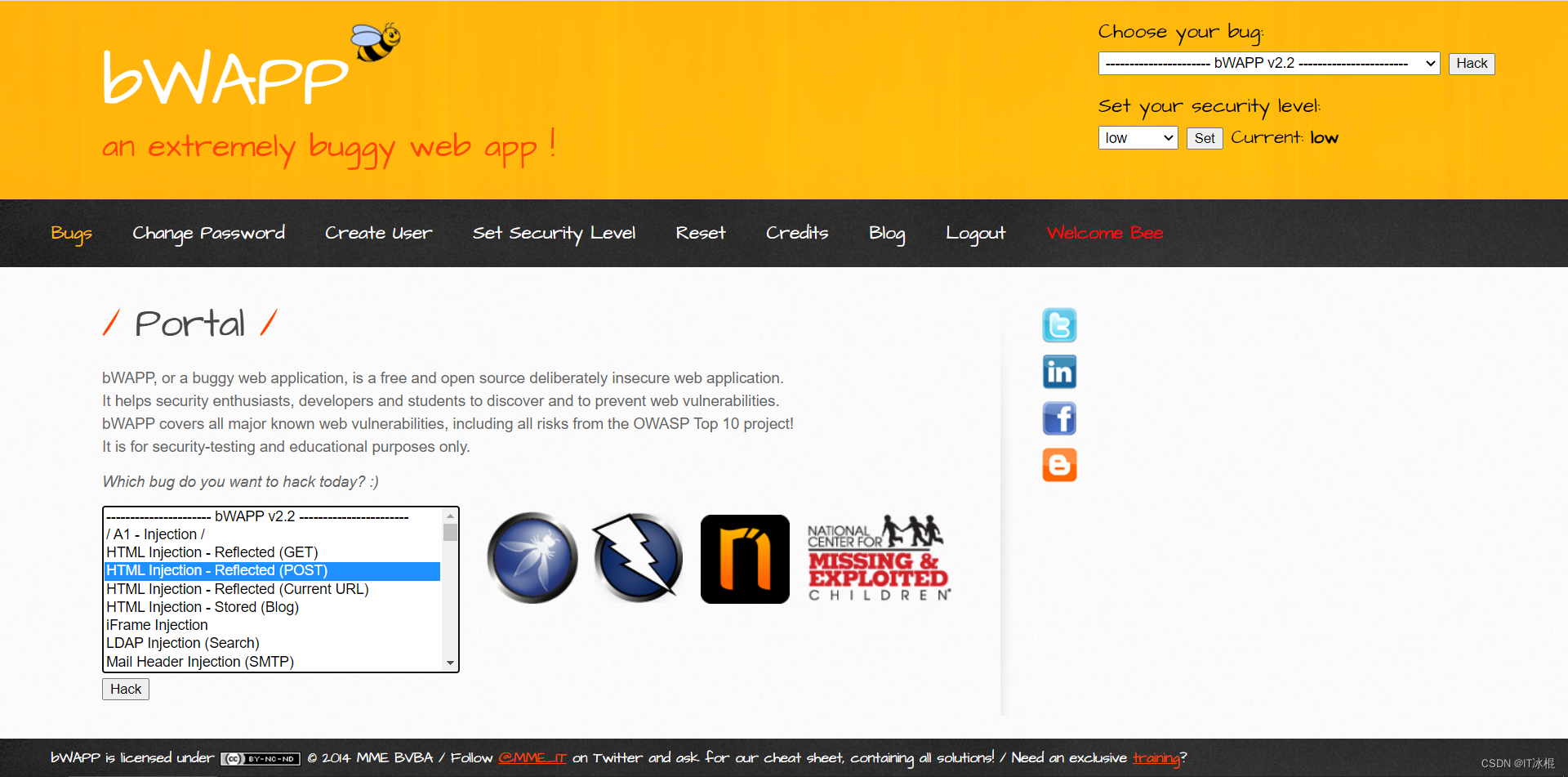 bwapp下载与搭建（使用phpstudy搭建）-CSDN博客