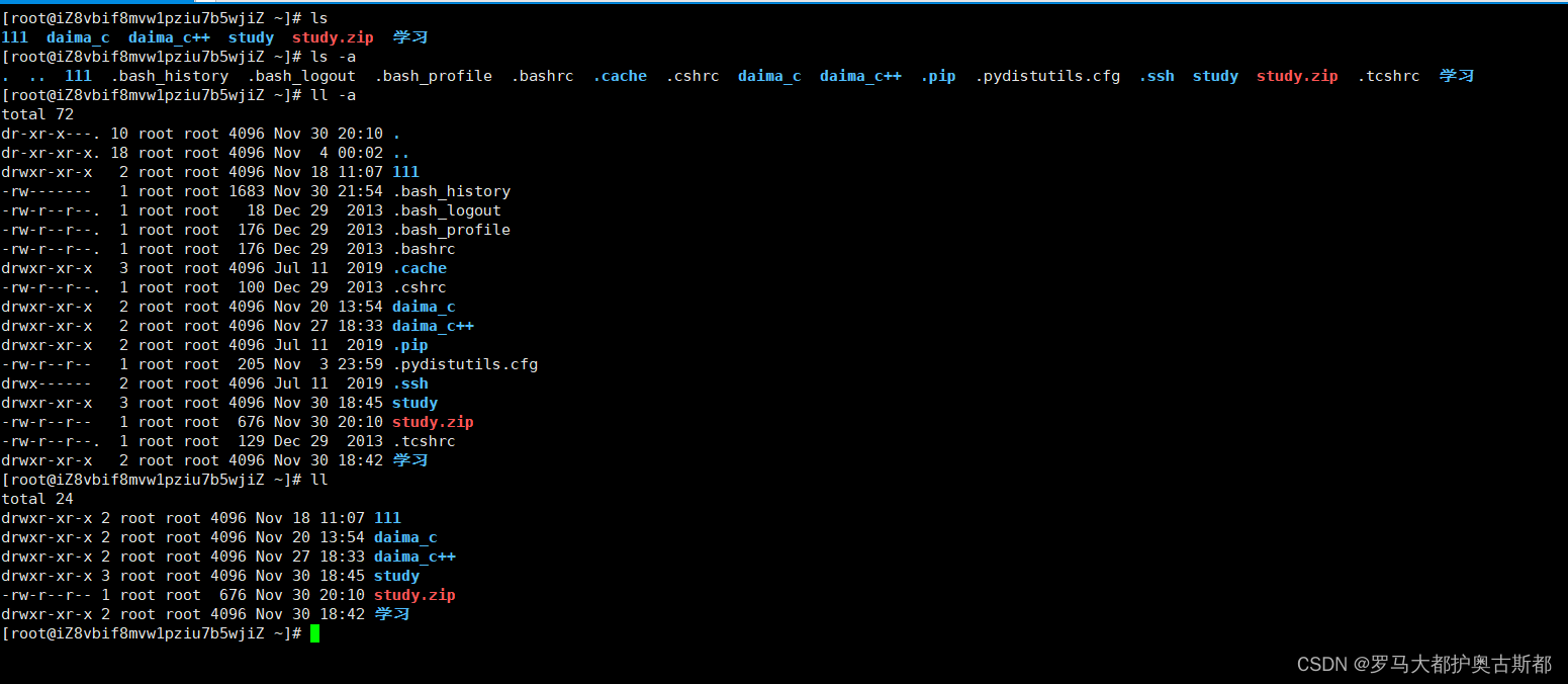 Xshell7基础操作指南：常用Linux命令详解,-CSDN博客