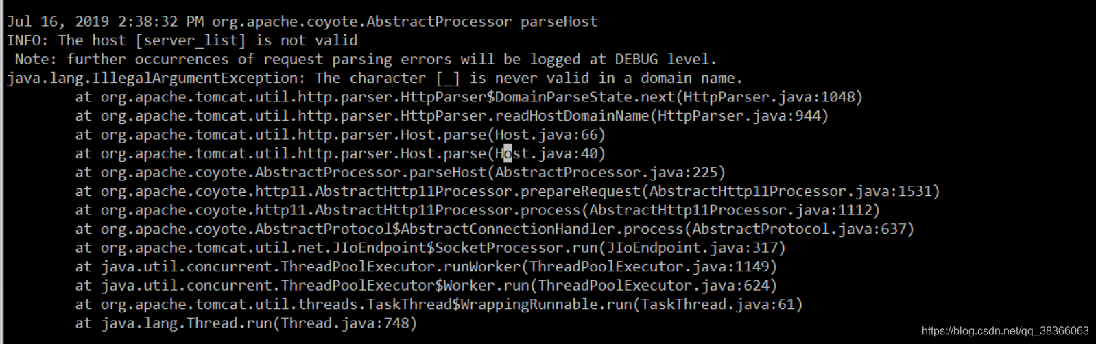 java.lang.IllegalArgumentException: The character [_] is never valid in a domain name.-CSDN博客