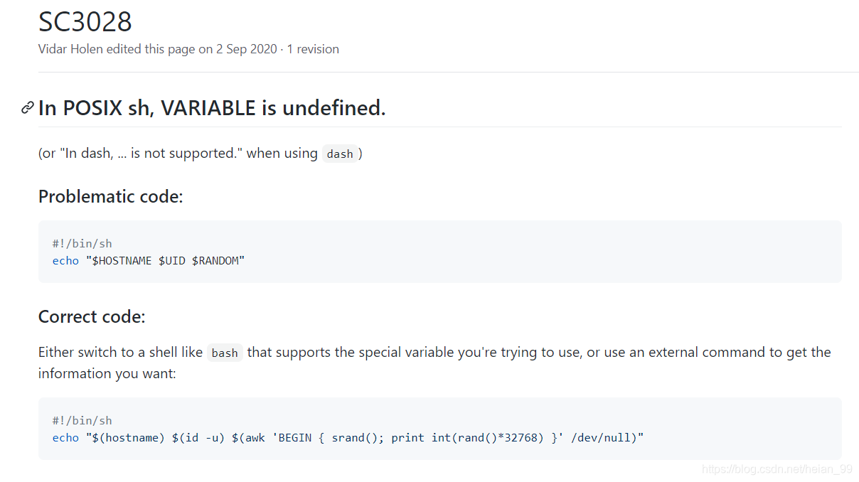 再也不用担心Shell脚本出错-ShellCheck_shell [[ ]] is undefined.-CSDN博客
