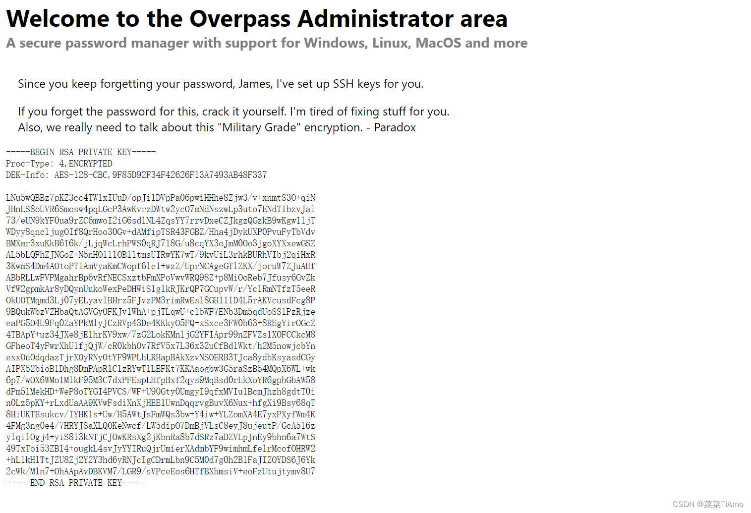 【全网最细】TryHackMe Overpass 题解_tryhackme通关教程-CSDN博客