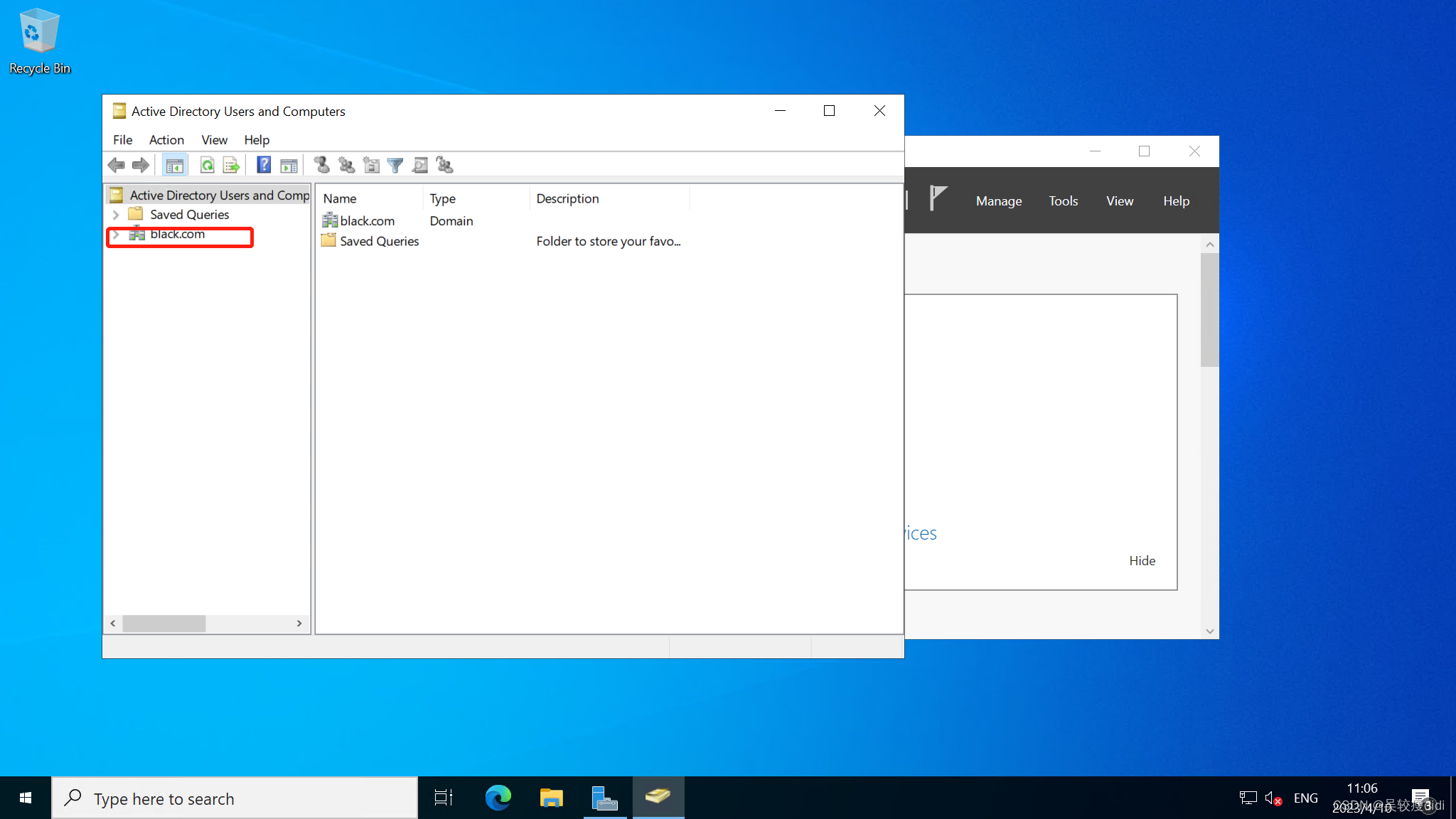 在Hyper-V中如何加域，设置共享文件夹，添加管理权限，以Windows Server2022为例_微软hyper-v&ad域-CSDN博客