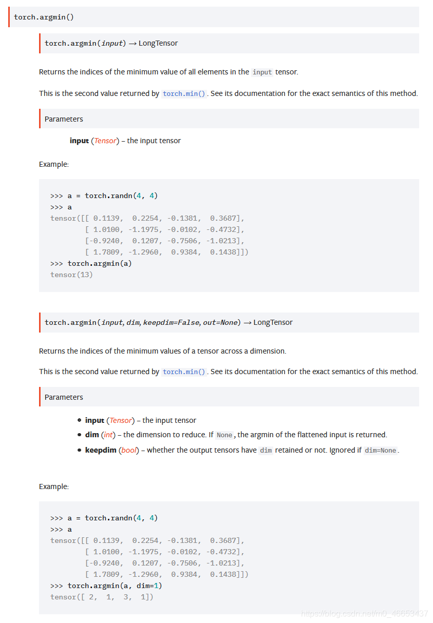 torch.argmin()的使用举例-CSDN博客