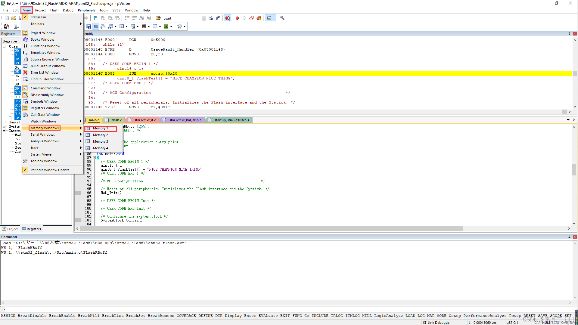 STM32F103C8T6的内部Flash以及实例_stm32f103c8t6 flash-CSDN博客