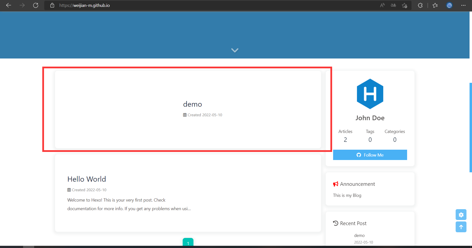 hexo + github + butterfly 搭建你的个人博客保姆级教程（无需云服务器）_github建站无需服务器-CSDN博客