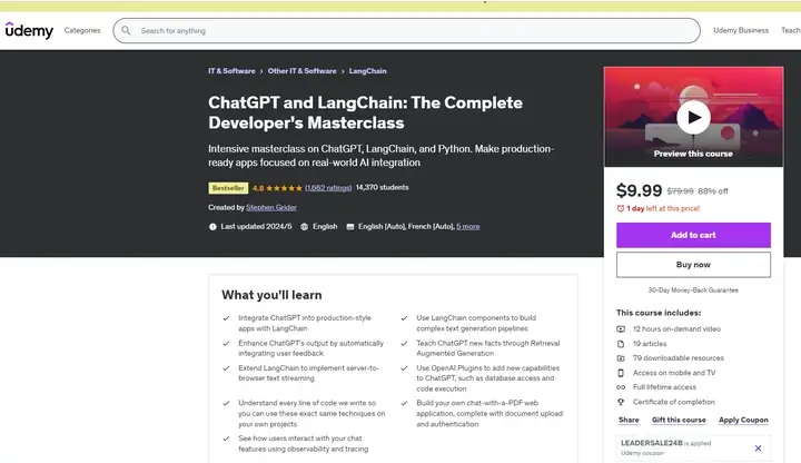 AI视频教程下载：全面掌握ChatGPT和LangChain开发AI应用（附源代码）-CSDN博客