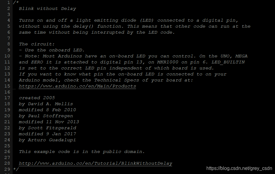462arduino Led不用delay功能的闪烁例程分析arduino非阻塞led Csdn博客 