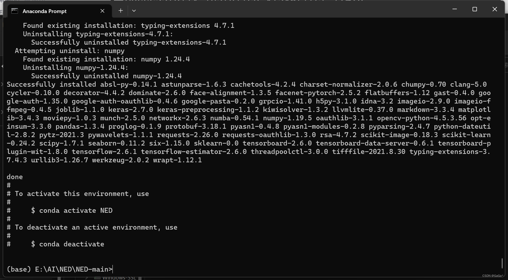解决使用yml文件创建conda虚拟环境时报错：ResolvePackageNotFound_resolvepackagenotfound ...
