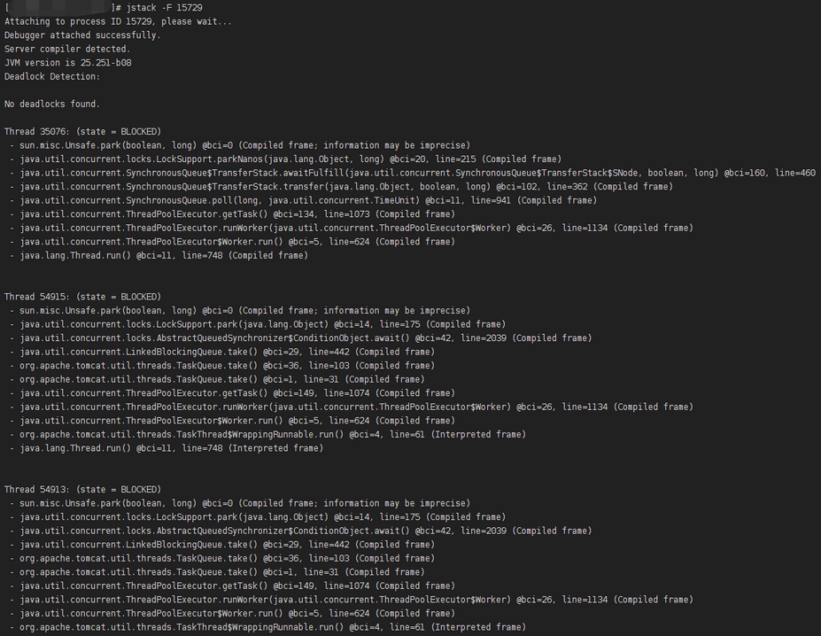Java的jstack命令使用详解_jstack -m-CSDN博客