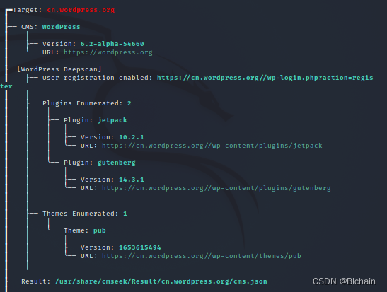 CMSeek使用(Kali中)-CSDN博客
