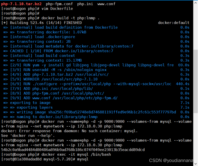 dockerfile 安装lnmp_dockerflie安装-CSDN博客