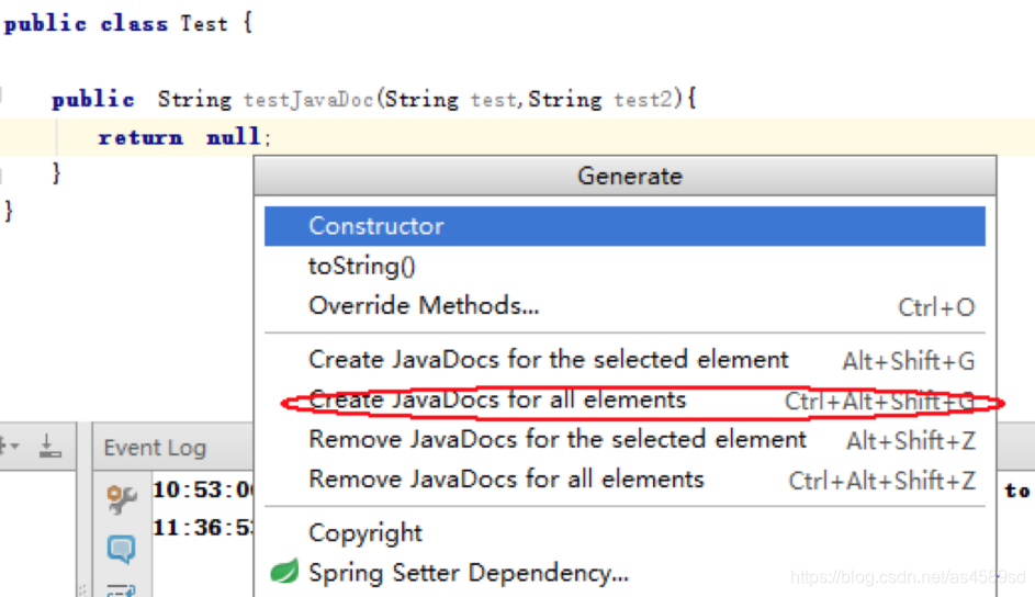IntelliJ IDEA中生成指定模板的JavaDoc_idea生成javadoc怎么调整排版-CSDN博客