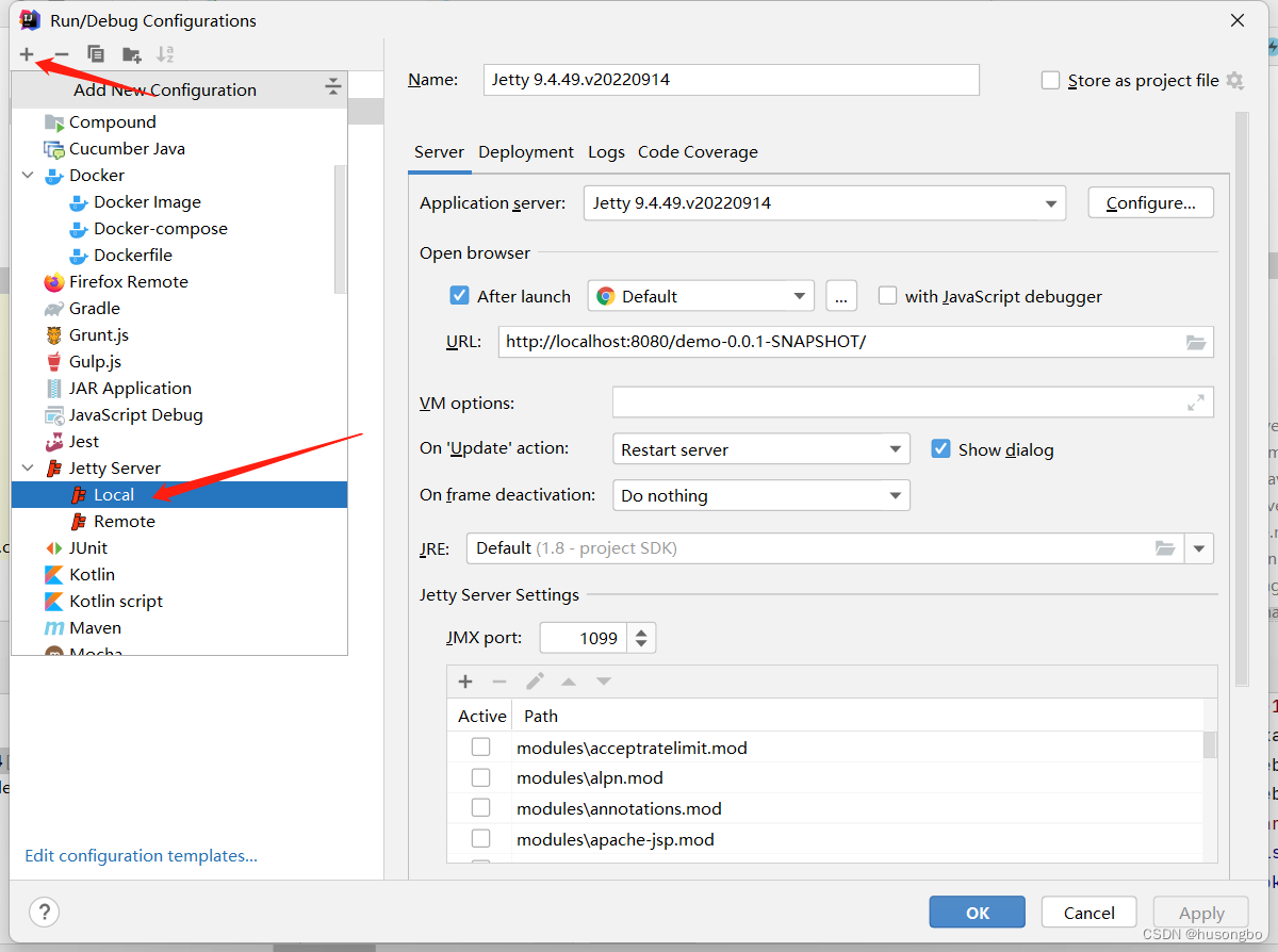 关于IDEA整合springboot和jetty_idea 2023.1 jetty-CSDN博客