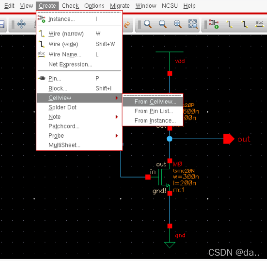 用Cadence Virtuoso绘制反相器教程_valor 联动cadence-CSDN博客