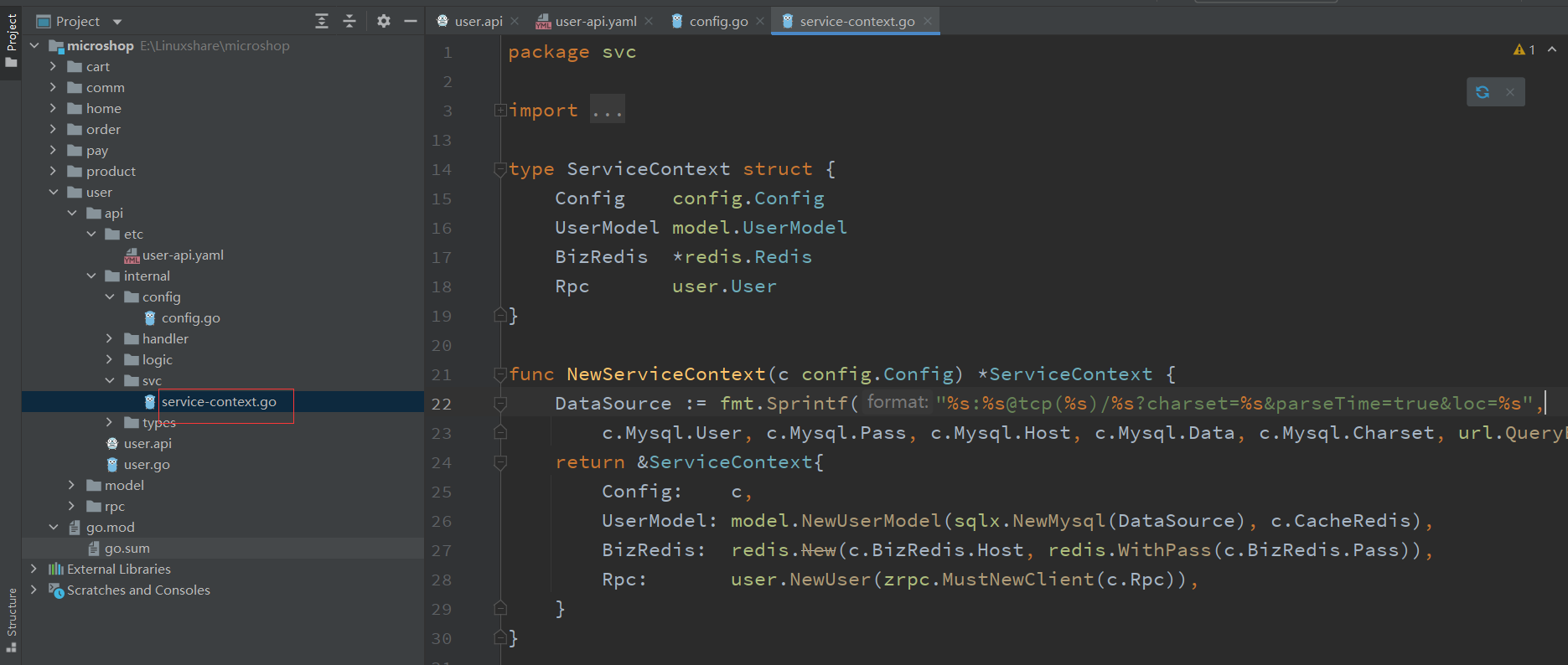 gozero-商城之用户微服务构建_go-zero 商城-CSDN博客