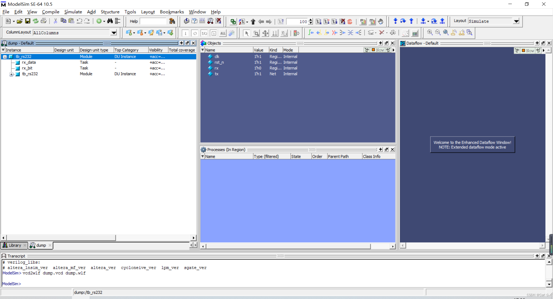 ModelSim打开VCD文件操作简介-CSDN博客