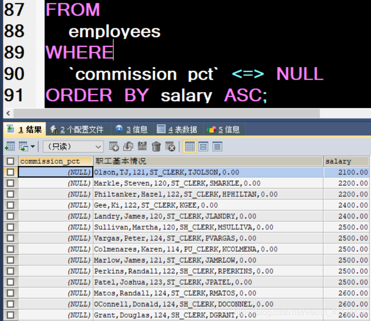 数据库学习之MySQL (八）——排序查询 ORDER BY ASC DSC_mysql order by asc-CSDN博客