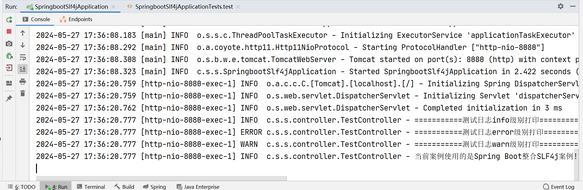 SpringBoot——整合SLF4j进行日志记录_springboot slf4j-CSDN博客