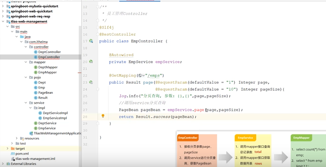 Java202304java学习笔记第五十一天员工管理 分页查询实现1 Csdn博客