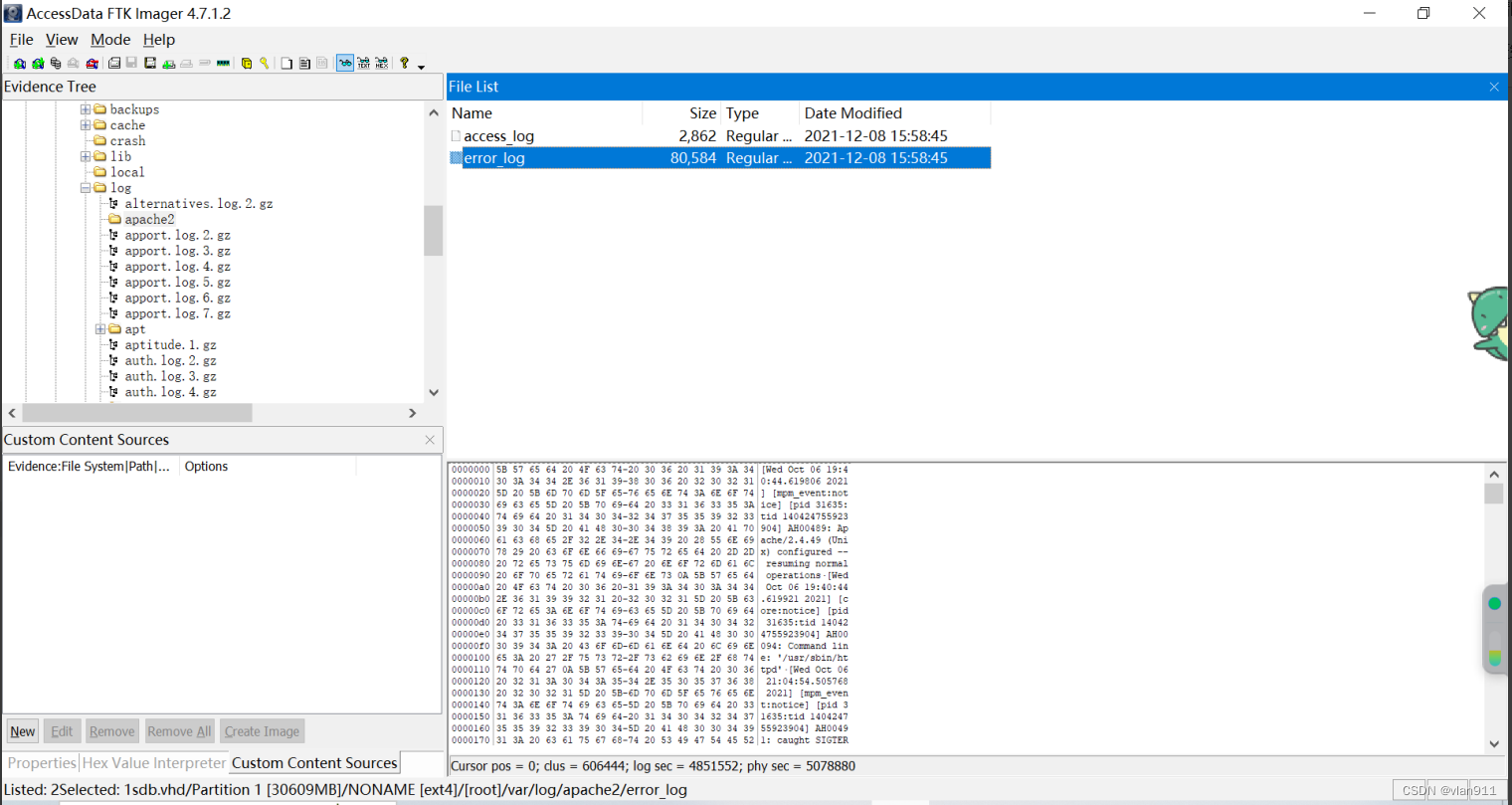 Ubuntu18.04磁盘取证-中难度篇_vhd磁盘文件内存取证-CSDN博客