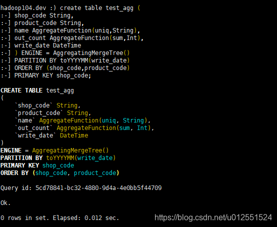 ClickHouse入门：表引擎-AggregatingMergeTree_clickhouse aggregatingmergetree-CSDN博客