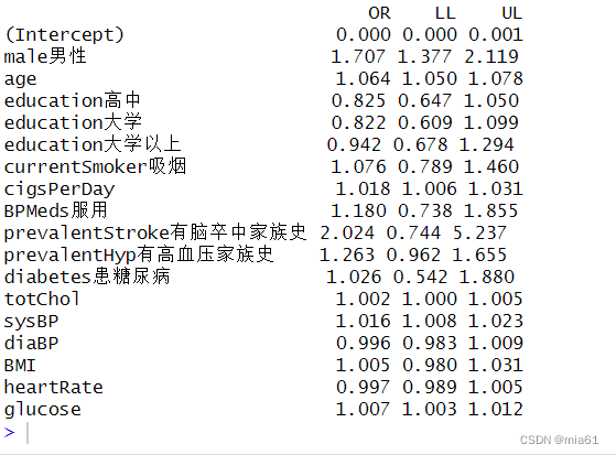 R语言学习记录： logistic回归 如何计算OR值（3种方法）_回归中的or值怎么计算-CSDN博客